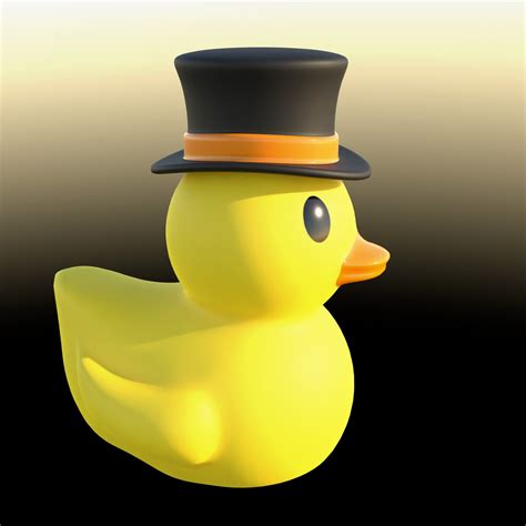 happy duck in a top hat thursday finished projects blender artists