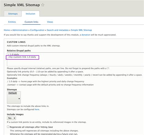 generate sitemaps using simple xml sitemap in drupal webwash