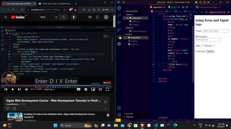 Sigma Web Dev Course Form And Input Tags Manish Rauniyar Posted On