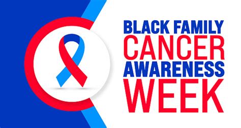 6월은 전국 흑인 가족 암 인식 주간 배경 템플릿입니다 휴일 컨셉 배경 배너 플래카드 카드 및 포스터 디자인 템플릿에 사용합니다 0명에 대한 스톡 벡터 아트 및 기타 이미지