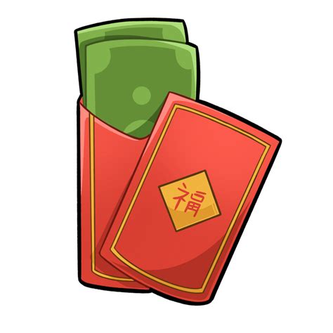 Chinese New Year Lucky Money Clipart Png