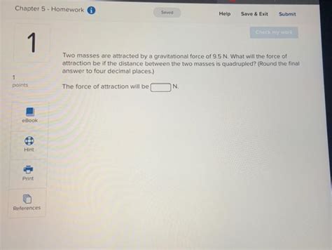 solved chapter 5 homework saved help save and exit submit