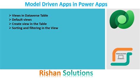 Complete Details Of Views In Model Driven App And Dataverse Youtube