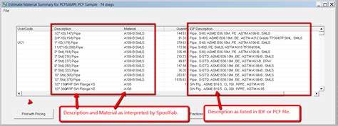 Estimating Based On IDF Or PCF Files SpoolFab Piping Isometrics Drawing Software