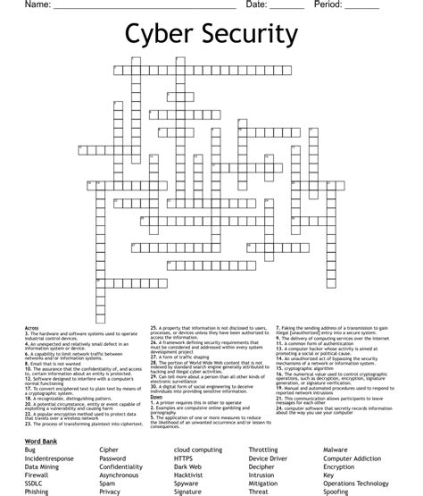 Cyber Security Word Search Wordmint