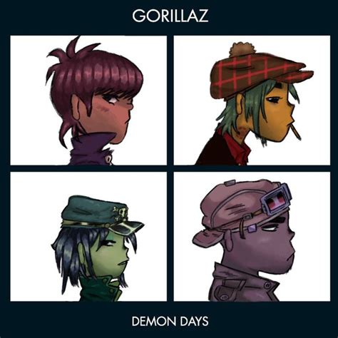 Demon Days Album Cover Art Gorillaz Gorillaz Albums Gorillaz Band