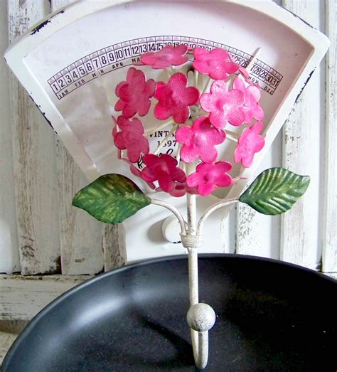 Metal Hydrangea Hook Hydrangea Hook Home Decor Hooks Shabby Etsy