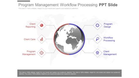 program management workflow processing ppt slide
