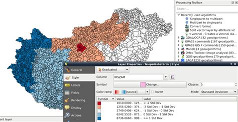 Implementing Standard Deviation Classification In Qgis Symbology