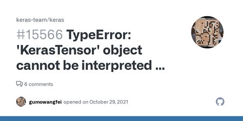 Typeerror Kerastensor Object Cannot Be Interpreted As An Integer