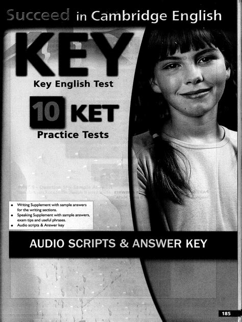 succeed ket 10 practice tests audio scripts answer key pdf