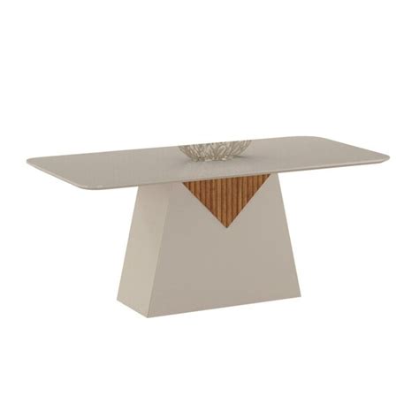 Mesa Retangular 6 Lugares Stela Off Leroy Merlin