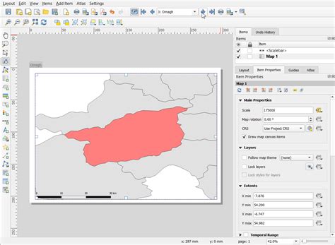 QGIS Atlas Scale Bar Changes For Different Maps Geographic Information Systems Stack Exchange