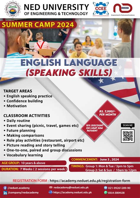 English Language Speaking Skills Ned Academy Ccee Cmpp Ptmc