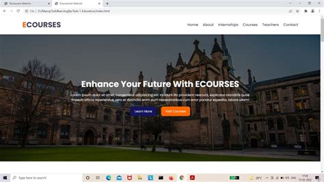 Manoj Kumar On Linkedin Task1 Solidlearningllp Webdevelopment Virtual Internship Opportunity