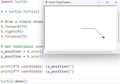 Python Turtle Get Position