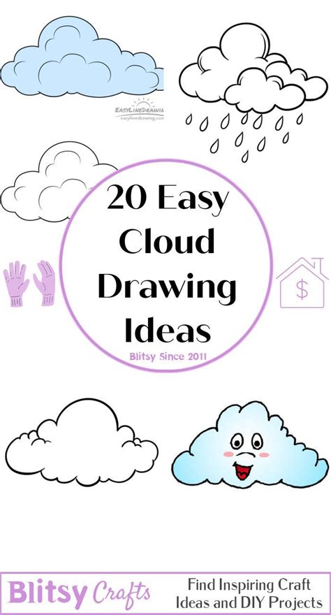 20 Easy Cloud Drawing Ideas How To Draw A Cloud Blitsy