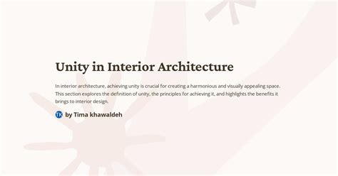 Unity In Interior Architecture