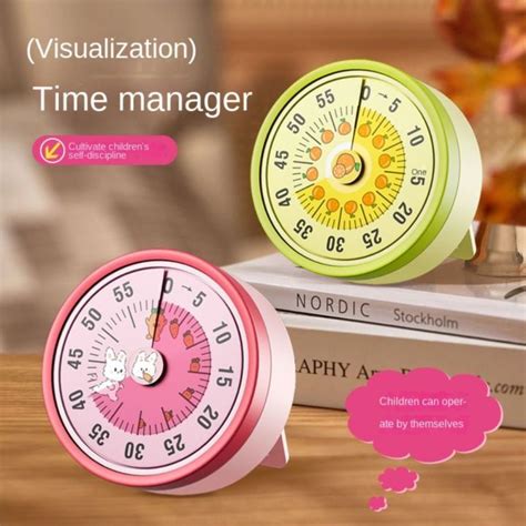 Cindykhbkj 60 Minute Visual Timer With Stand Stopwatch Alarm Clock