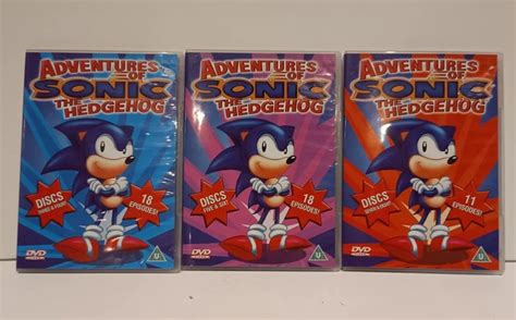 Adventures Of Sonic The Hedgehog Dvd Set Discs 345678 £3192