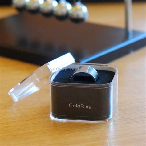 Galaring G1 스마트 링 고급 패션 방수 및 방진 Nfc 기능이있는 Android 스마트 폰에 적합 크기 Xl Id 22mm 검정