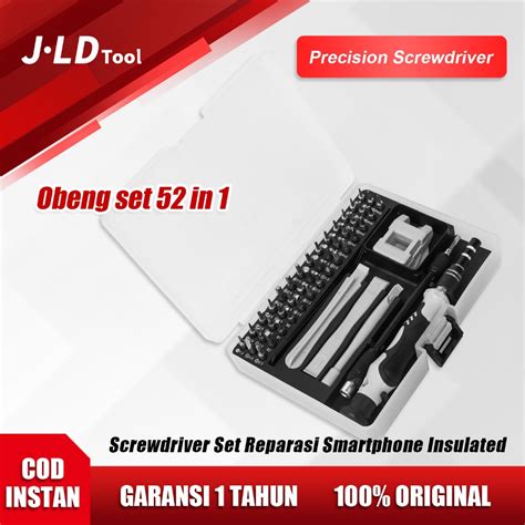 Jual Jld Obeng Set 52 In 1 Multifungsi Obeng Hp Full Set Obeng Presisi Magnet Precision