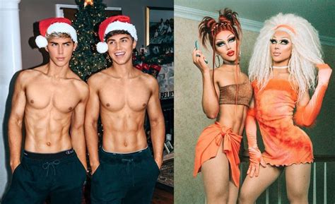 Two Men And A Woman Dressed Up In Costumes For Halloween One Is