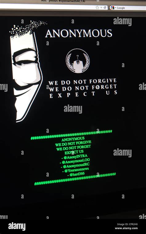 Hacked Web Site Home Page Displaying Message From Worldwide Hacker
