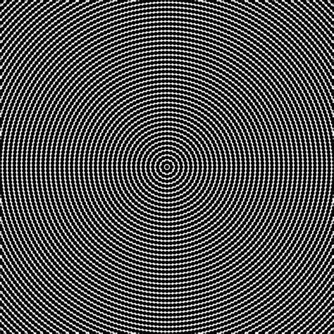 Monochrome Circular Dot Pattern Background Black And White Abstract