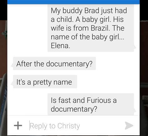 I Dont Know If My Wife Doesnt Realize The Movies Arent Real She