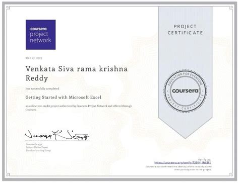 Lifelonglearning Microsoftexcel Coursera Professional Yvsrama