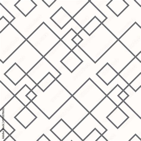 Geometric Linear Vector Pattern Repeating Black Linear Shameless With Square Shape Pattern Is