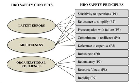 Principles Model With Principles Derived From Safety Concepts In Hro Download Scientific