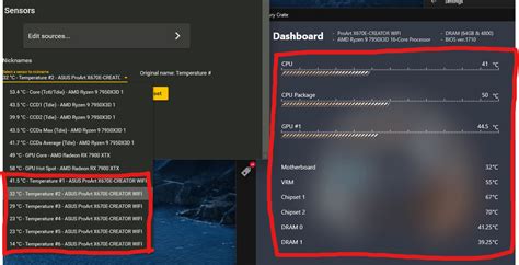 How Do I Know Which Mobo Temperature Sensor Is Which Asus Armoury