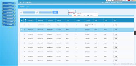 基于python flask框架的网上人才招聘系统（开题 程序 论文） 计算机毕设 csdn博客