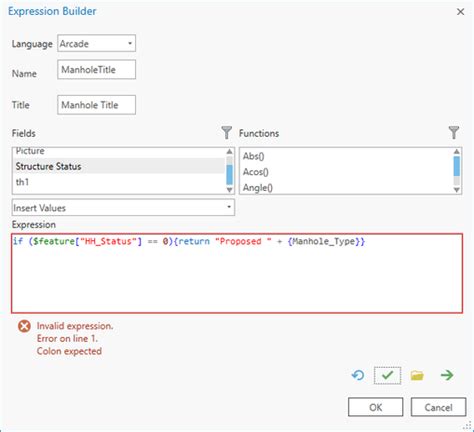 Solved What Is The Correct Arcade Syntax When Using Arcgi Esri