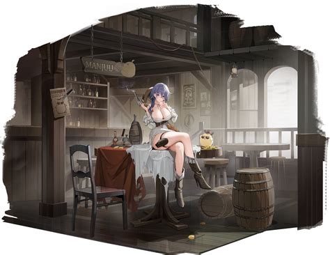 Manjuu Azur Lane Pittsburgh Azur Lane Pittsburgh The Bartenders Gambit Azur Lane