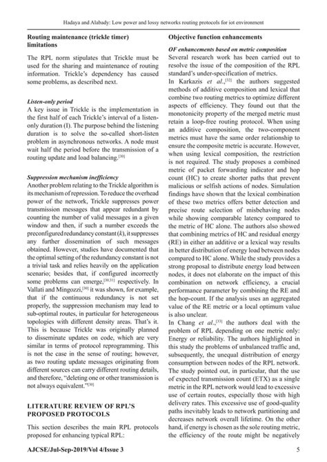 Low Power And Lossy Networks Routing Protocols For Iot Environment A