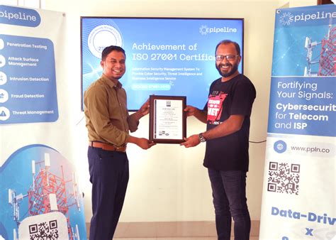 Pipeline Achieves Iso 27001 Certification Enhancing Its Commitment To