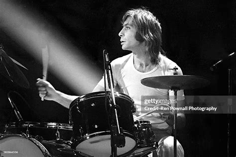 Charlie Watts And Rolling Stones Performing At The Boston Garden July