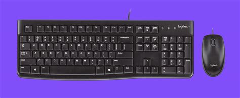 Logitech Mk120 Wired Keyboard And Mouse Combo For Windows Optical Wired Mouse Full