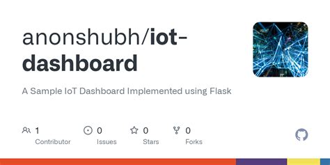 Github Anonshubhiot Dashboard A Sample Iot Dashboard Implemented