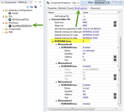 Configuration Data Using The Internal Flash Instead Of An External