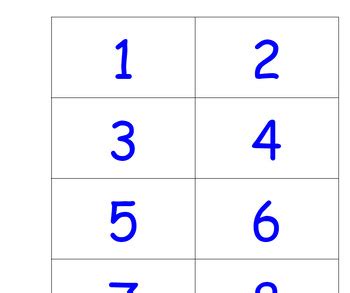 Number And Object Match Up By Scherer Scholar TPT
