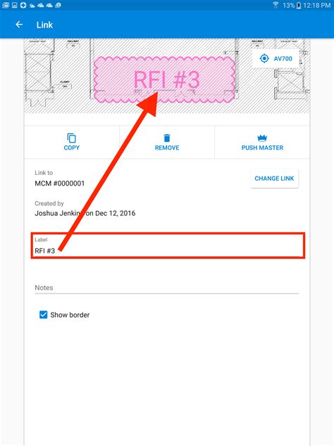 hyperlinks creating on web and in the field plangrid