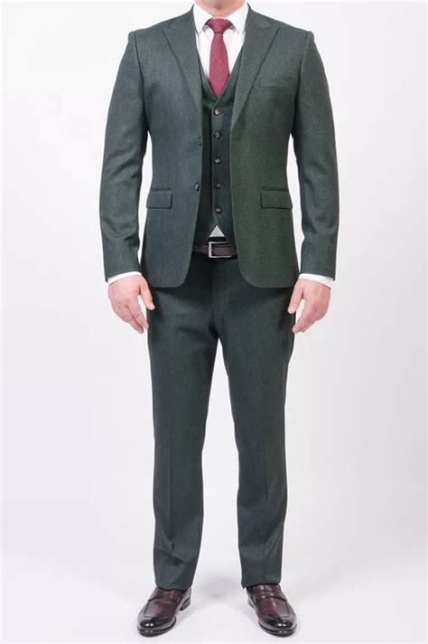 Купить Костюм тройка зеленого цвета в Москве Mens Segment