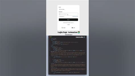 🔥 Animated Login Page Html Css And Js Easy And Modern Ui 🚀 Ytshorts