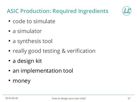 How To Design Your Own Chip