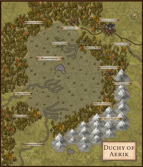 I Made A Barrowmaze Region Map For My Campaign Using Inkarnate Rosr