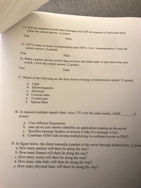 14 Tcp Are Sequence Of Individual Messages And Udp
